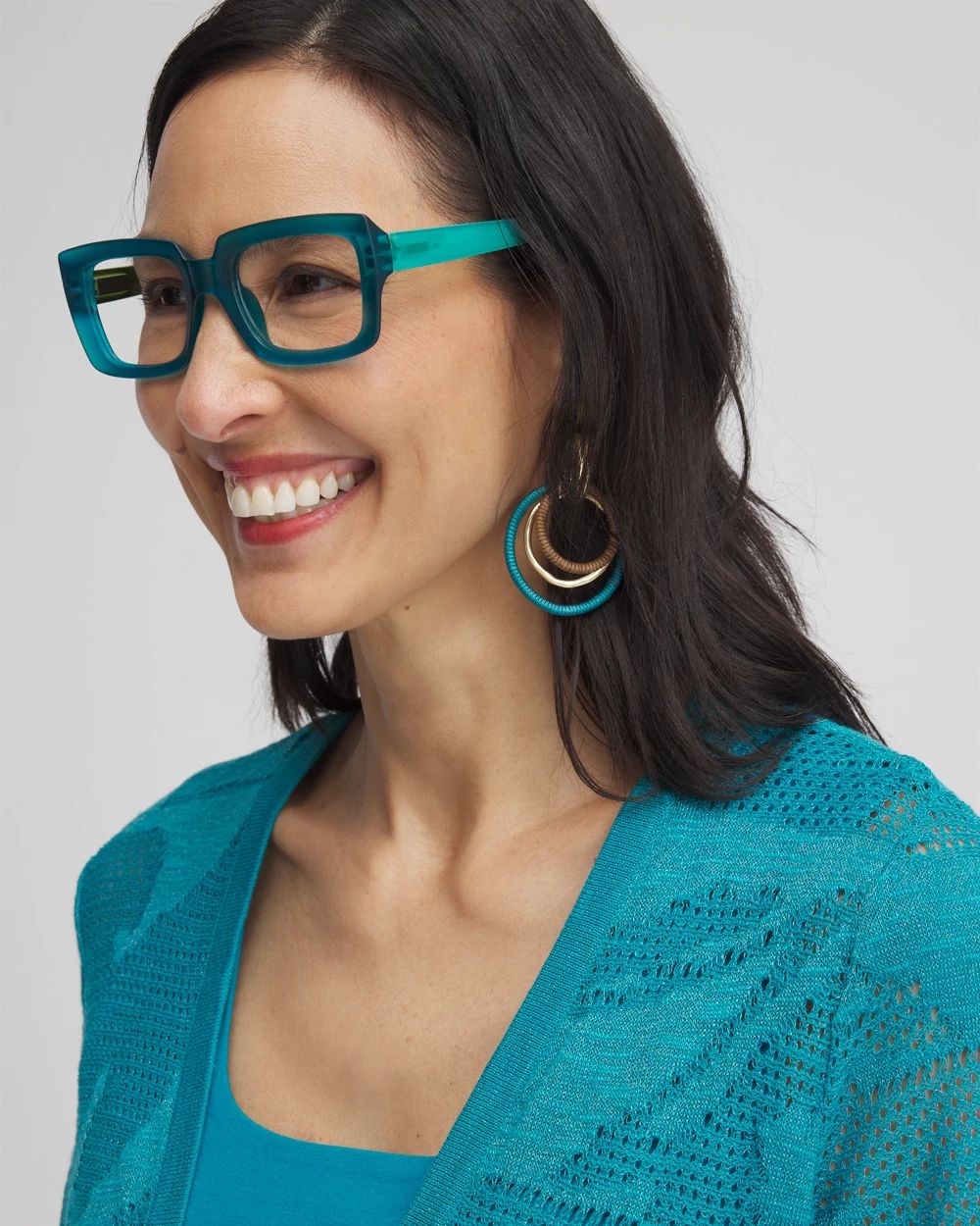 Dark Teal Square Readers | Chico's